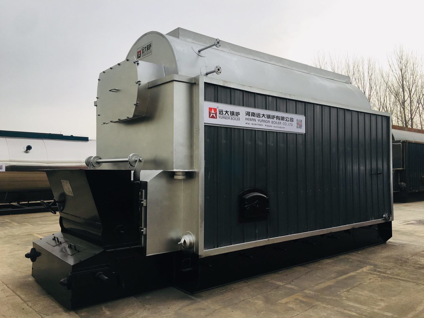 DZL 3 Ton/h Briquette Fired Boiler Shipping to South Africa-Henan ...
