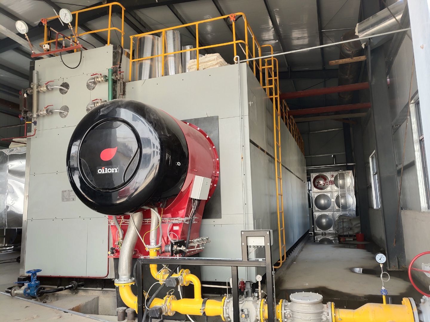 SZS 30 Ton Gas Fired Water Tube Steam Boiler for Glove Production Line ...
